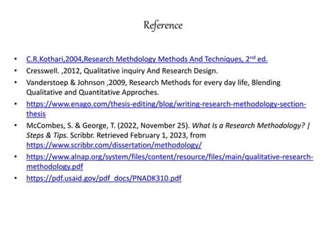 The Difference Between Method And Methodology Pptx