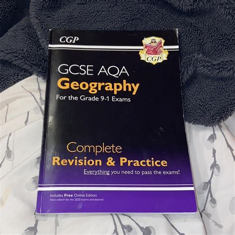 CGP AQA Geography Gcse Revision Guide Perfect Depop