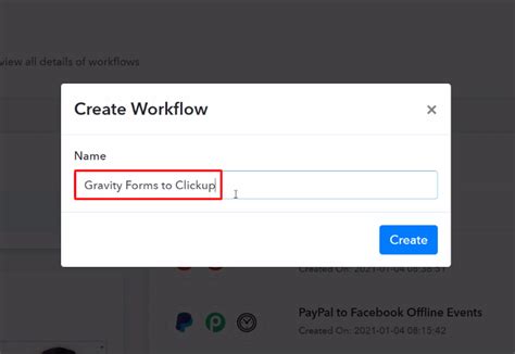 How To Create Clickup Task From New Gravity Forms Response Pabbly