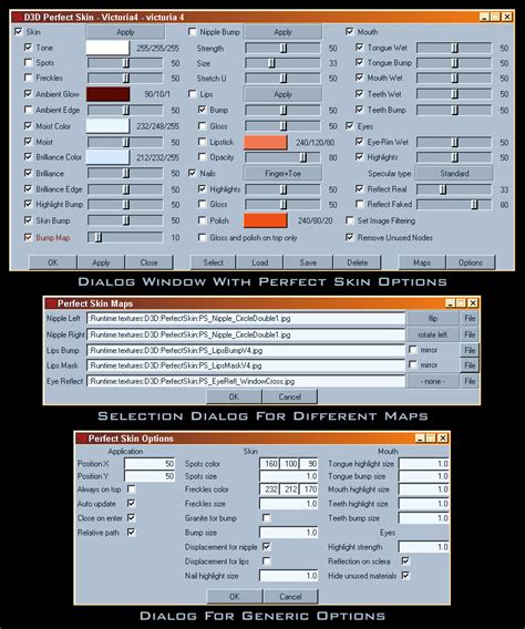 D3d Perfect Skin 2 Poser Python Script 3d Software Poser Daz