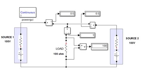 How To Simulate Two Voltage Sources In Parallel In Matlab Researchgate
