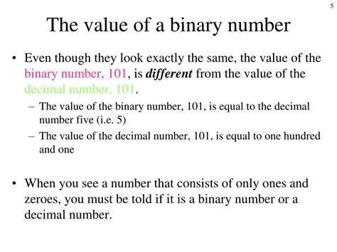 PPT Binary And Decimal Numbers PowerPoint Presentation Free Download ID