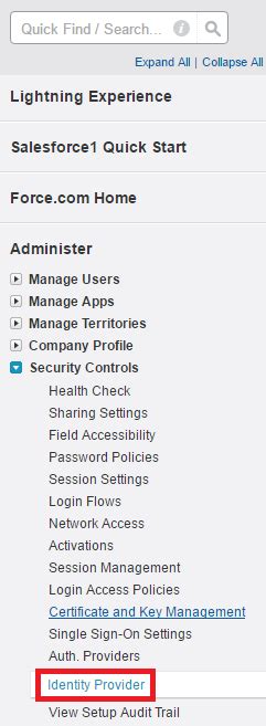How To Enable Sso Saml Using Salesforce As Identity Provider Infallibletechie
