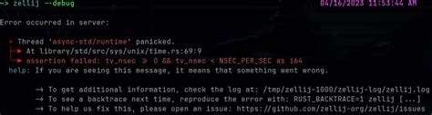 zellij failing to launch from home directory · issue 2369 · zellij org