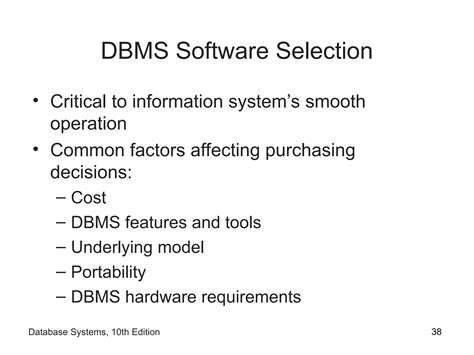 database system design implementation and management ppt