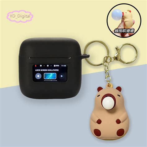 Suitable For A Pro Earphone Case A Pro Cartoon Solid Color Earphone Soft Case Shock Resistant