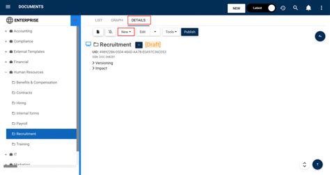 Create Objects Object Details Tab EPC WebApp Manual