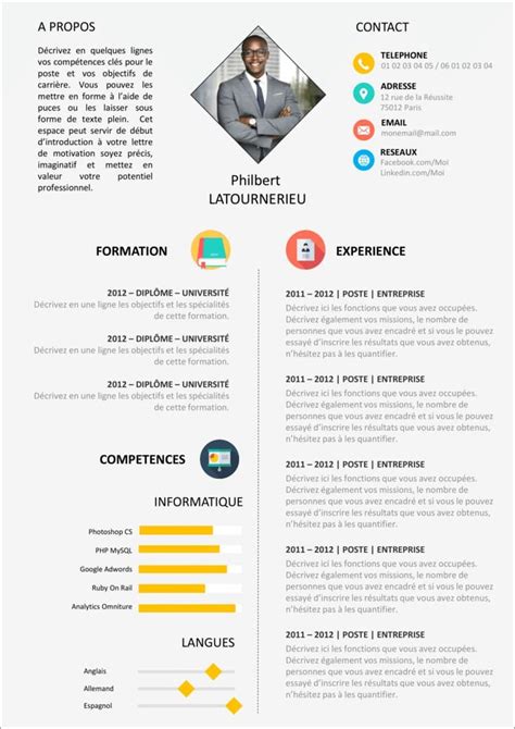 11 Idees De Ecrire Un Cv Modeles De Powerpoint Theme Powerpoint Images