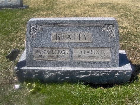 Charles Eugene Beatty 1916 1985 Find A Grave Memorial