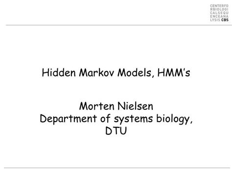 Ppt Hidden Markov Models Hmms Powerpoint Presentation Free