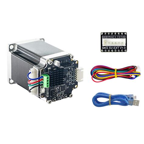 57 closed loop stepper motor set mks servo57a servo motor with adapter