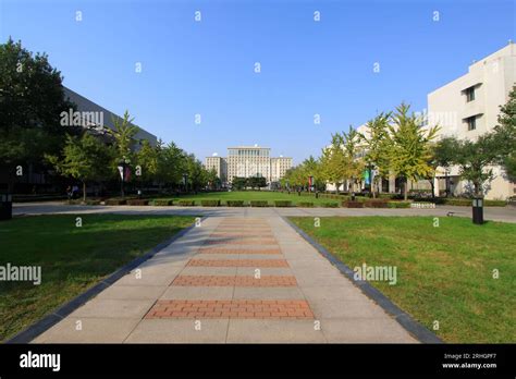 Tsinghua University Campus Architecture And Landscape Stock Photo Alamy