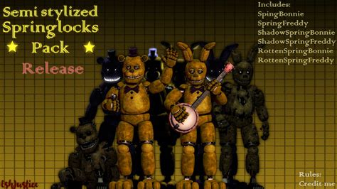 [c4d Fnaf Release] Semi Stylized Springlocks By Justy Eshy On Deviantart