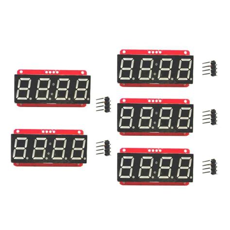 Promo 5x Led Display Module Ht16k33 I2c 056 4 Digit Tube 7 Segment For