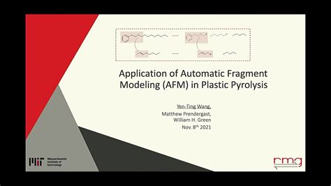 Application Of Automatic Fragment Modeling In Plastic Pyrolysis Aiche