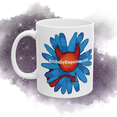 Evil Daisy Emporium Coffee Mug Dark Heart Graphic 11oz 15oz Etsy