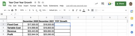 How To Calculate Year Over Year Yoy Growth Layer Blog