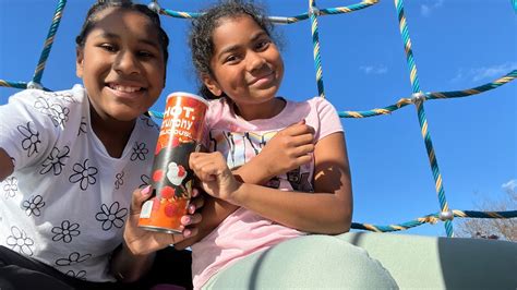 Trying Flaming Hot Crunchy Mini Cheeto Balls For The First Time With