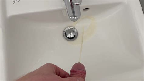 Pissing In Sink In Office Toilet Thisvid Com