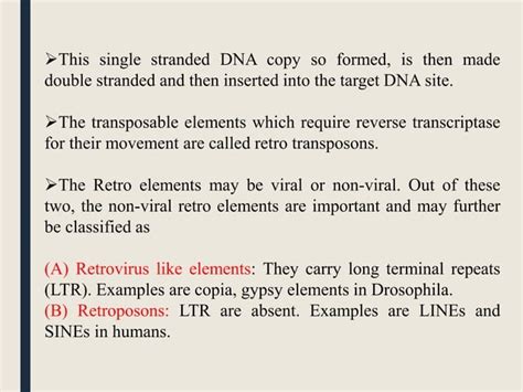 Transposable Elements Pptx