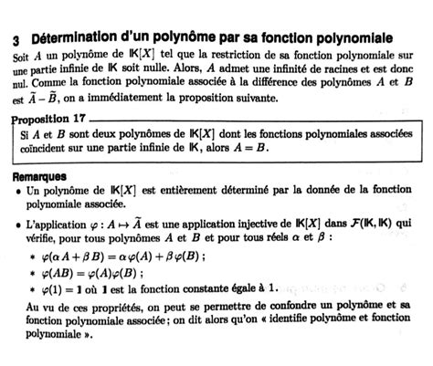 Fonction Polynômiale — Les