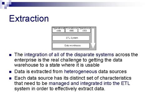 ETL Process In Data Warehouse Outline ETL N