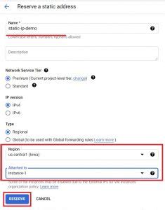 External IP Address In GCP Prwatech