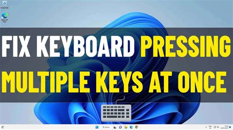 Fix Keyboard Typing Multiple Letters At Once Windows 11 /10 | Solve keyboard typing Extra ...