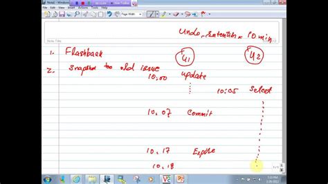 Managing Undo Data In Oracle Chapter 10 Youtube