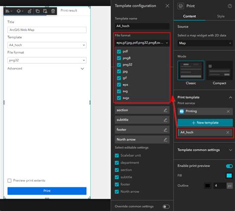 Print Widget Output Format Esri Community