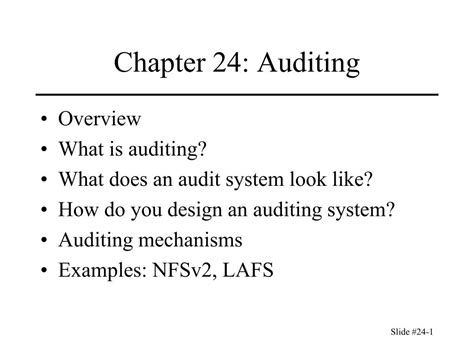 PPT Chapter Auditing PowerPoint Presentation Free Download ID