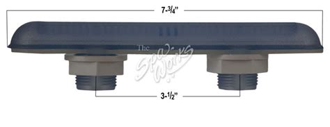 Custom Molded 6 Inch Waterfall Assembly The Spa Works