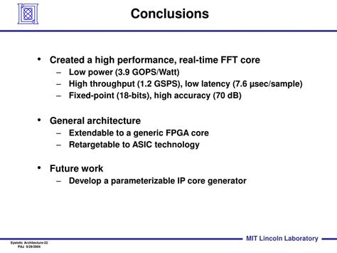 ppt a systolic fft architecture for real time fpga systems powerpoint