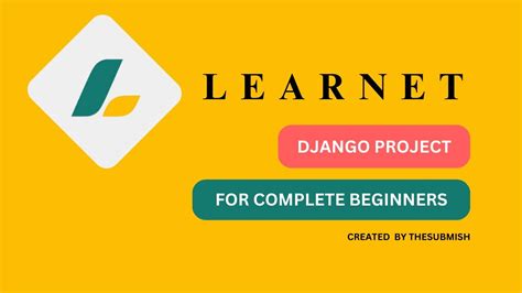 Learnet A Learning Site Python Django Project For Beginners