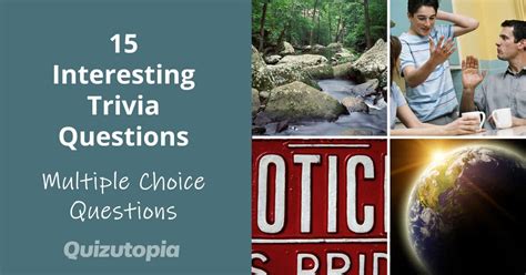 70 Random Trivia Questions With Answers Multiple Choice Quizutopia