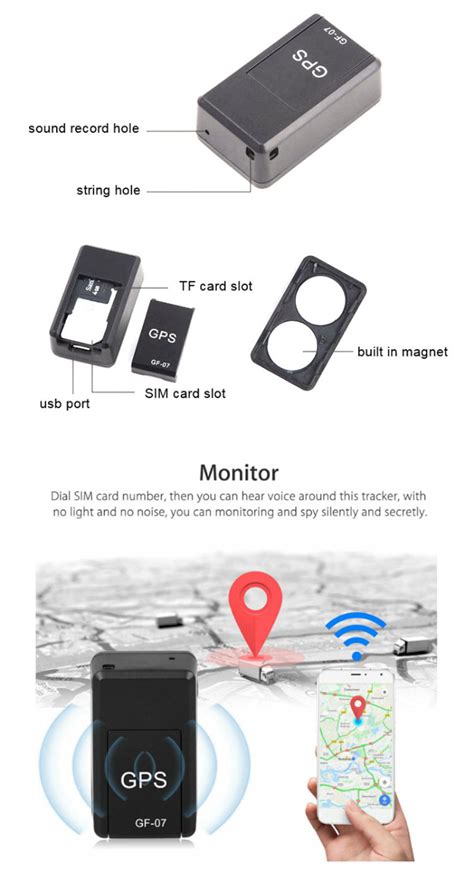 Hot Sale Car Motorcycle Bicycle Magnetic Gps Gf 07 Mini Tracker Tracking Device Locator China