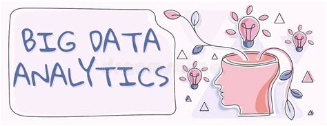Text Sign Showing Big Data Analyticsthe Process Of Examining Large And Varied Data Sets