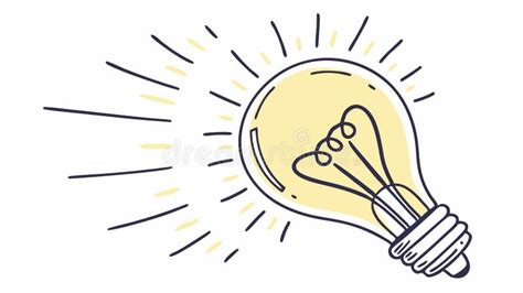Light Bulb Idea And Innovation Symbol Design Vector Design Generative Ai Stock Illustration