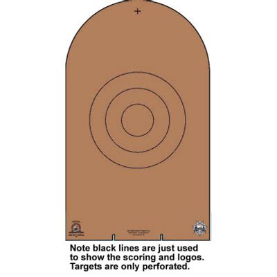 Law Enforcement Targets Action Target Official Nra D 1 Cardboard Target