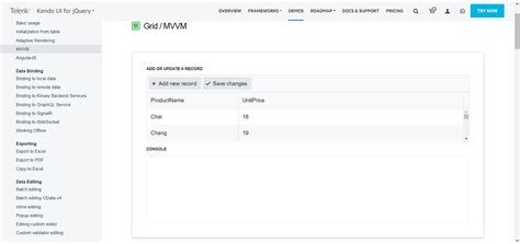 Data Source Telerik ให้อยู่ในรูปแบบ Ui แบบอื่น ที่ไม่ใช่ Grid Kendo Ui Mvvm By Thanatmet