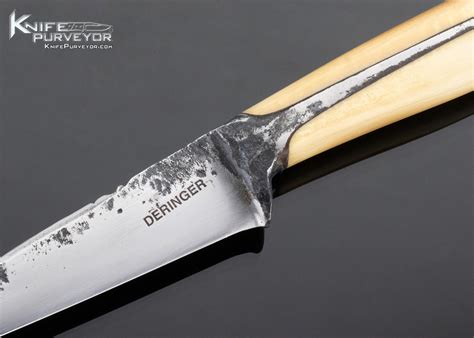 Christoph Deringer Custom Knife Hand Forged From A 1 Ball Bearing 52100 Steel Wharncliffe