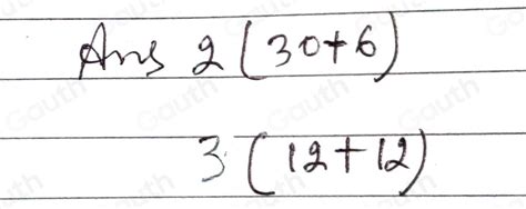 solved 50 use the distributive property to write two different