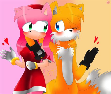 Taiamy Love Tails X Amy By Christihellen24 On Deviantart