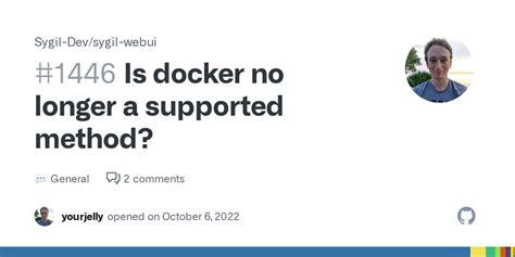 is docker no longer a supported method · sygil dev sygil webui