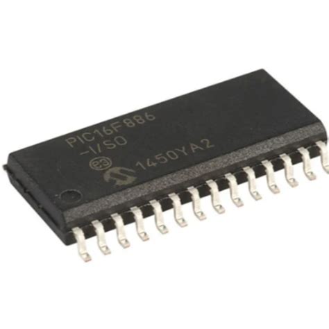 PIC16F886 I S0 8 Bit 20MHz 14KB 8K X 14 FLASH 28 SOIC Bafnadevices