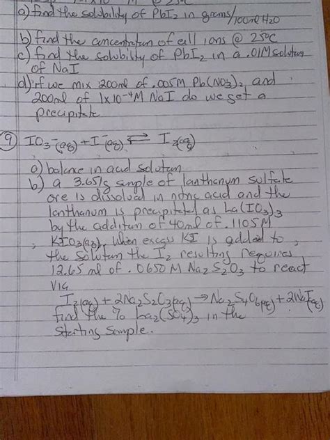 Solved Part B Is Confusing Transcribed 8 361 G Sample Of