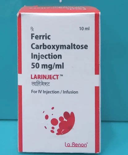 La Renon Ferric Carboxymaltose Larinject 500mg Injection For Hospital At ₹ 1550 23 Piece In