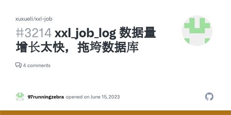 Xxl Job Log Issue Xuxueli Xxl Job Github