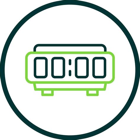Digital Alarm Clock Vector Icon Design 26254763 Vector Art At Vecteezy