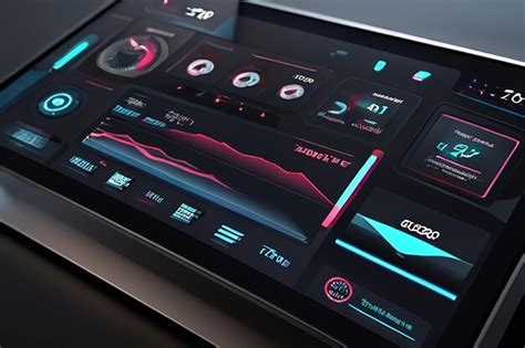 Premium Photo Futuristic Dashboard UI